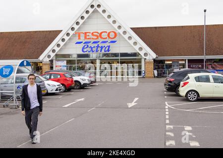Tesco extra, park farm, ashford, kent, uk Stock Photo - Alamy