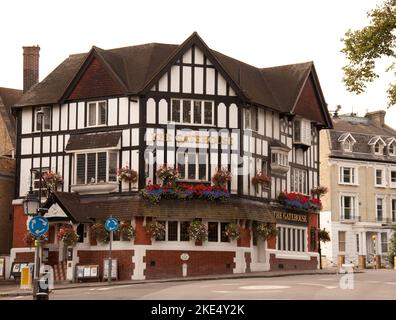The Gatehouse, Highgate High Street, Highgate Village, London, UK. One ...