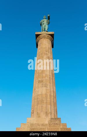 Victor monument, in serbian language known as Pobednik at historic ...