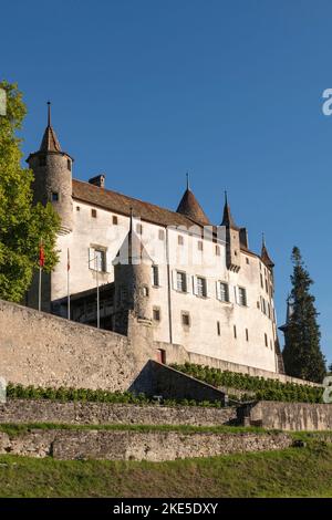 Oron castle, Oron-le-Chatel, Switzerland Stock Photo - Alamy