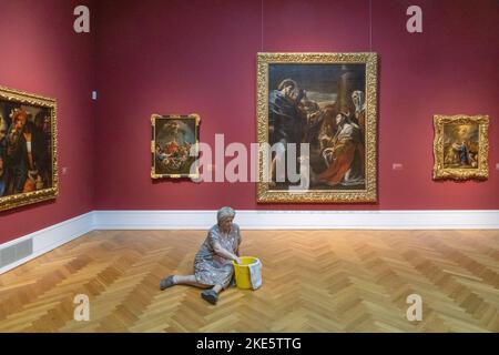 Duane Hanson, “Cleaning Lady” [1972], Staatsgalerie Stuttgart, Germany ...
