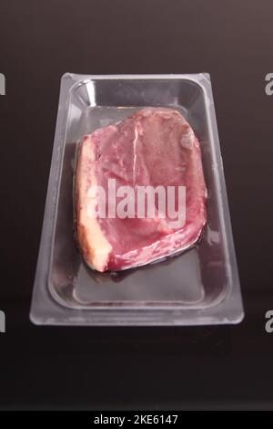 Aberdeen Angus Beef Rump Steak in plastic packet vacuum sealed from ...