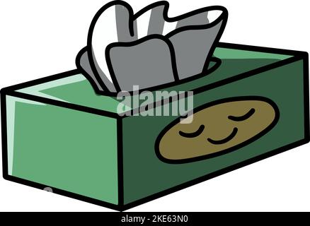 cartoon box of tissues Stock Vector Image & Art - Alamy