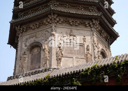 The Millennium old pagoda of Tianning Temple in Beijing Stock Photo - Alamy
