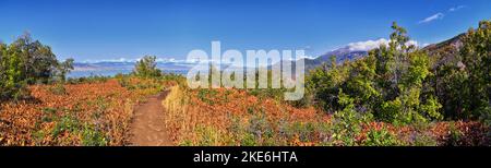 Deseret Peak views hiking by Oquirrh Mountain Range Rocky Mountains ...