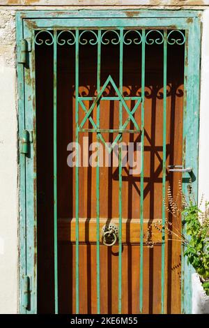 Star of David, synagogue, Chania, Hania, Crete, Greece, Europe Stock ...