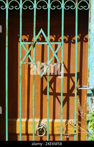 Star of David, synagogue, Chania, Hania, Crete, Greece, Europe Stock ...