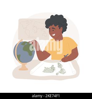 Social studies at elementary school isolated cartoon vector ...