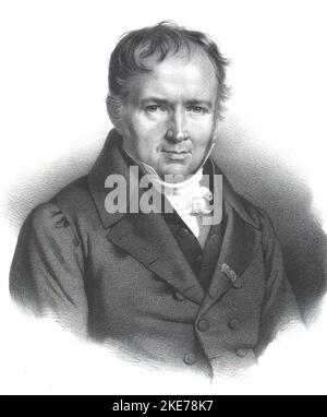 Simeon Poisson. Portrait of Simeon Denis Poisson (1781-1840), French ...