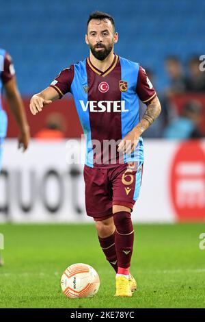 TRABZON - Manolis Siopis of Trabzonspor AS during the UEFA Europa ...