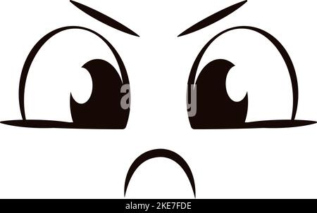 Flat angry expression emote avatar Vector Stock Vector Image & Art - Alamy