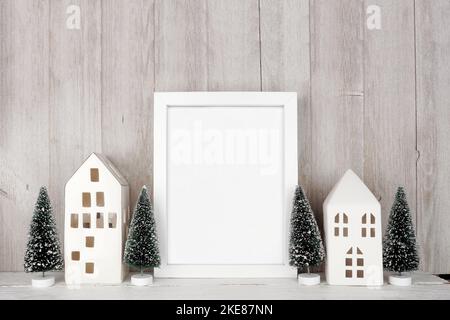 christmas decor tree wood Stock Photo - Alamy