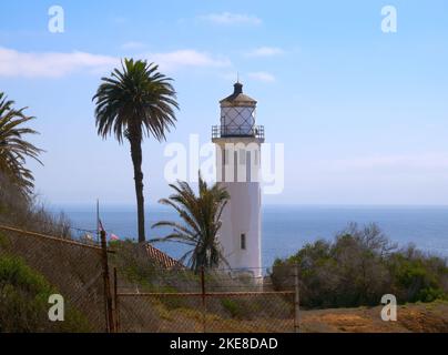 Point Vincente Lighthouse in Rancho Palos Verdes, California, USA Stock ...