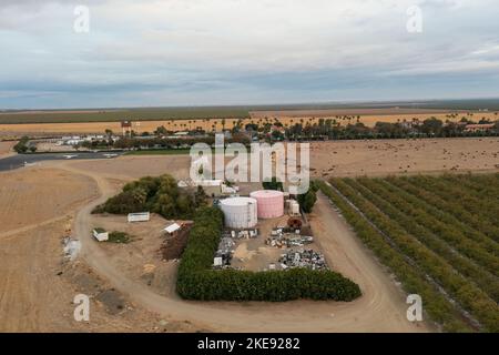 Aerial photo of Harris Ranch in California Stock Photo - Alamy