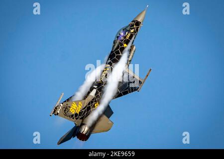 U.S. Air Force Capt. Aimee “Rebel” Fiedler, F-16 Viper Demonstration ...
