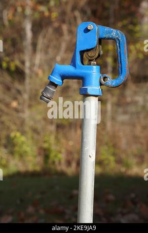 Rusty Spigot Handle Stock Photo - Alamy
