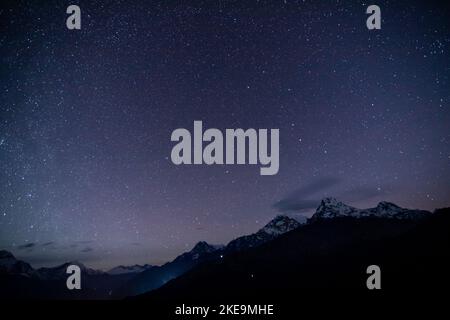 Early morning 3am shots of a Himalayas Stock Photo - Alamy