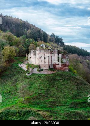 The ruin of Frankenstein Castle in Frankenstein/Germany Stock Photo - Alamy