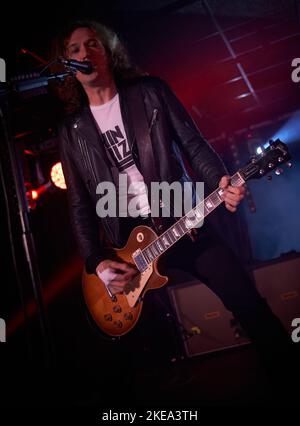 UK Rockers The Darkness, Performing live at Hard Rock Hell XV, November ...