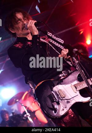 UK Rockers The Darkness, Performing live at Hard Rock Hell XV, November ...