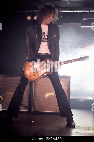 UK Rockers The Darkness, Performing live at Hard Rock Hell XV, November ...