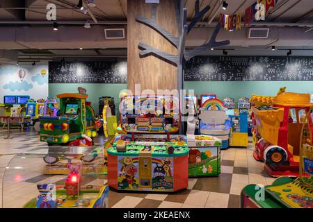 Kuala Lumpur, Malaysia - October 21,2022 : Interior view of the indoor ...
