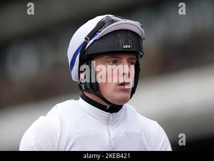 Jockey Philip Armson at Cheltenham Racecourse. Picture date: Monday ...