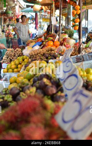 Tropical thai fruits Or Tor Kor market in Bangko Thailand Or Tor Kor ...