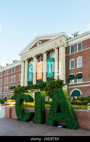 Culinary Institute of America front entrance to the main building in ...