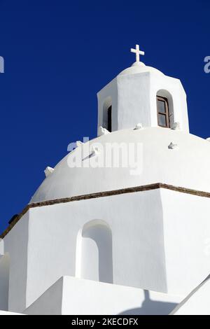 Analepse church, Fira, Santorini, Greece, Europe Stock Photo - Alamy