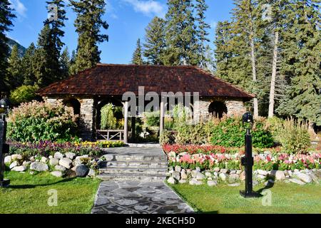 Banff town on a September day (Alberta, Canada Stock Photo - Alamy