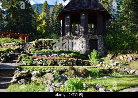 Banff town on a September day (Alberta, Canada Stock Photo - Alamy