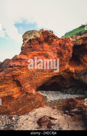 Fur, island, landscape, cliff, Limfjord, Jutland, Denmark Stock Photo ...