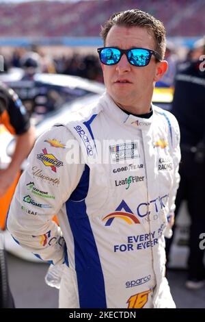 Avondale, AZ, USA. 9th July, 2022. Ty GIBBS celebrates his win for the ...