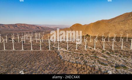 The wind turbines in Cabazon, CA Stock Photo - Alamy
