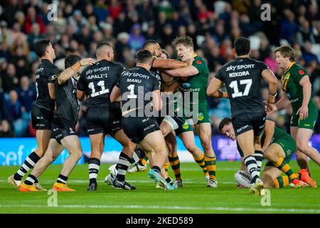 South Sydney Rabbitohs Cameron Murray (left) and Damien Cook (right ...