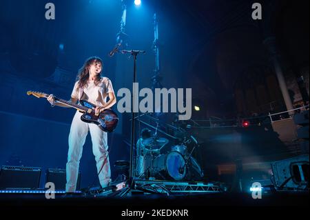 Manchester, UK. 11th Nov, 2022. Aston Villa's Ollie Watkins (front ...