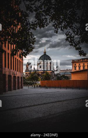 A vertical shot of the Berliner Dom at sunset Stock Photo - Alamy