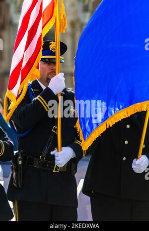 Reno, United States. 11th Nov, 2022. A child tosses candy during the ...