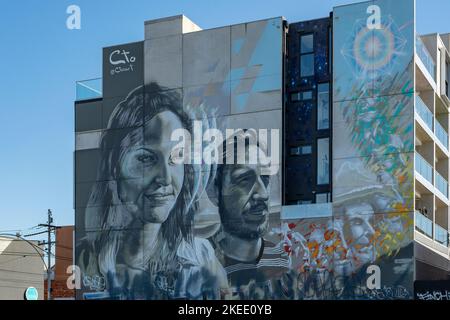 Street Art, Brunswick, Melbourne, Victoria, Australia Stock Photo - Alamy