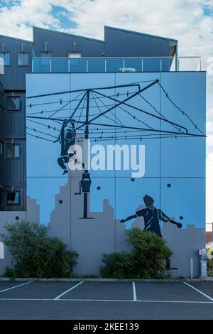 Street Art, Brunswick, Melbourne, Victoria, Australia Stock Photo - Alamy