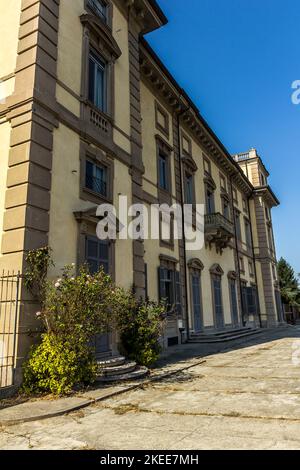 The old building of villa pusterla in limbiate Stock Photo - Alamy