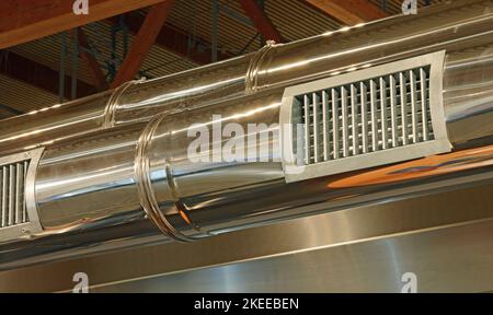 steel tube with large nozzle for the air outlet of the industrial air ...