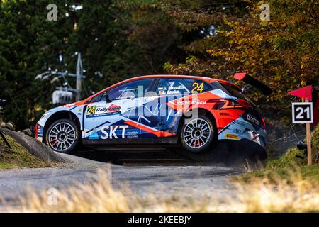 24 MUNSTER Gregoire (lux), LOUKA Louis (bel), Hyundai i20N, action ...