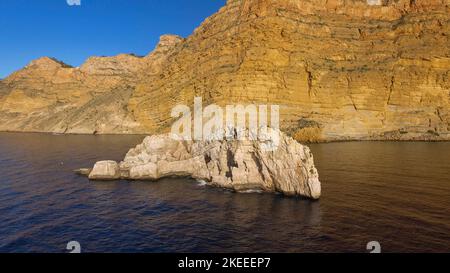 Sierra Helada cliffs and Mitjana island from the sea, Benidorm ...
