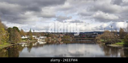 Trondheim, Norway - 8 May 2022: Panoramic view of Trondheim from ...