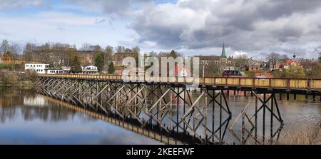 Trondheim, Norway - 8 May 2022: Panoramic view of Trondheim and ...