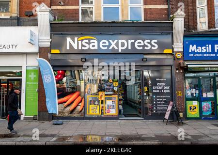 London-Nisa Local store, a British chain of convenience high street ...