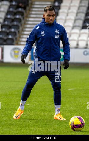 Rangers' Alfredo Morelos ahead of the cinch Premiership match at The ...