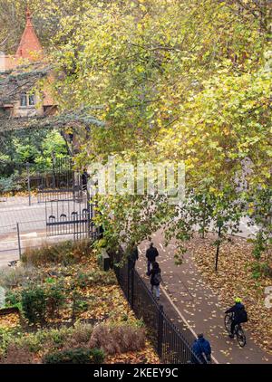 High angle view from the Beecroft building, the Oxford University ...